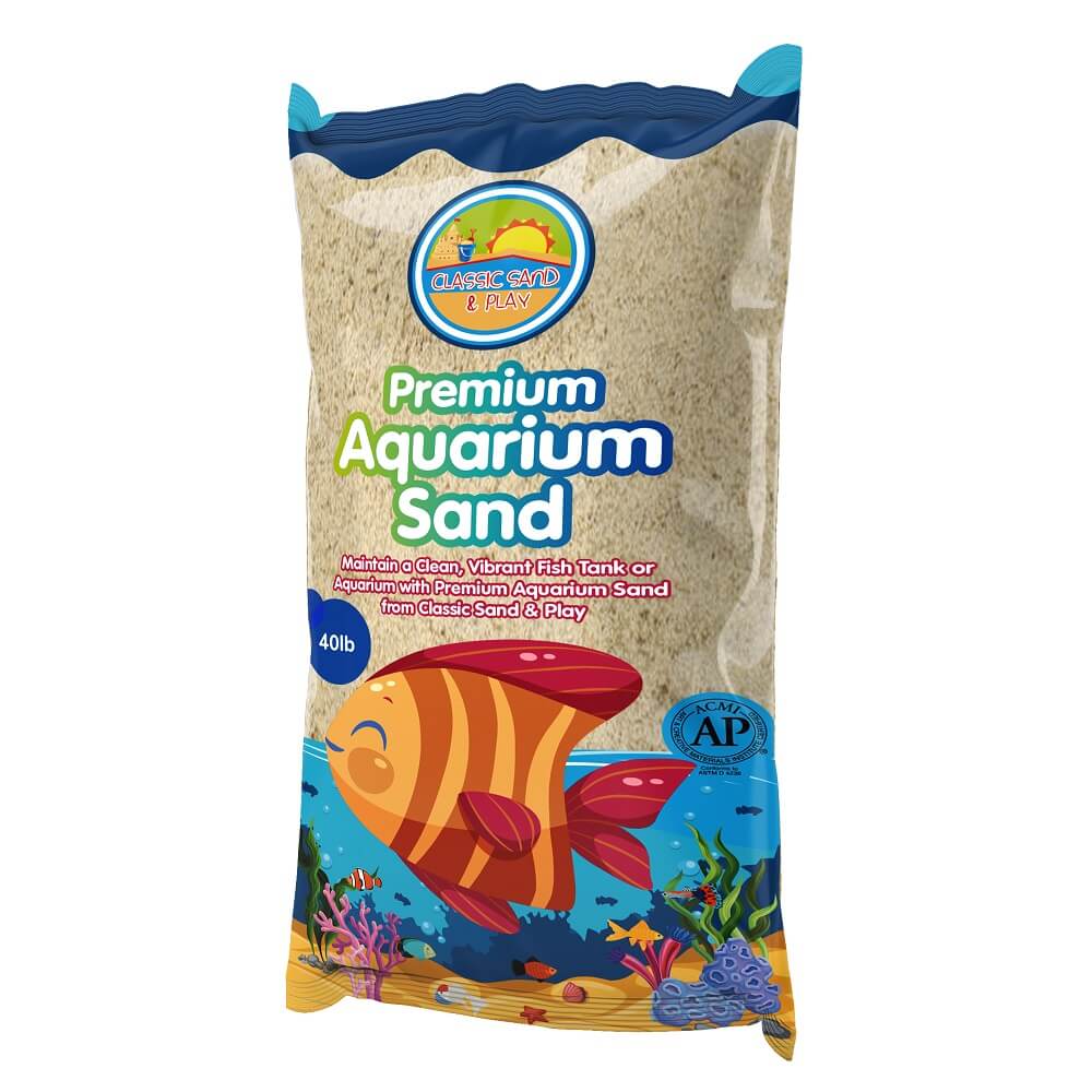 CLASSIC SAND & PLAY Natural Aquarium Sand for Freshwater and Saltwater ...